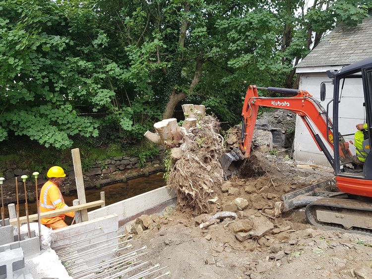 Images from an Archaeological Watching Brief at Helston Flood ...